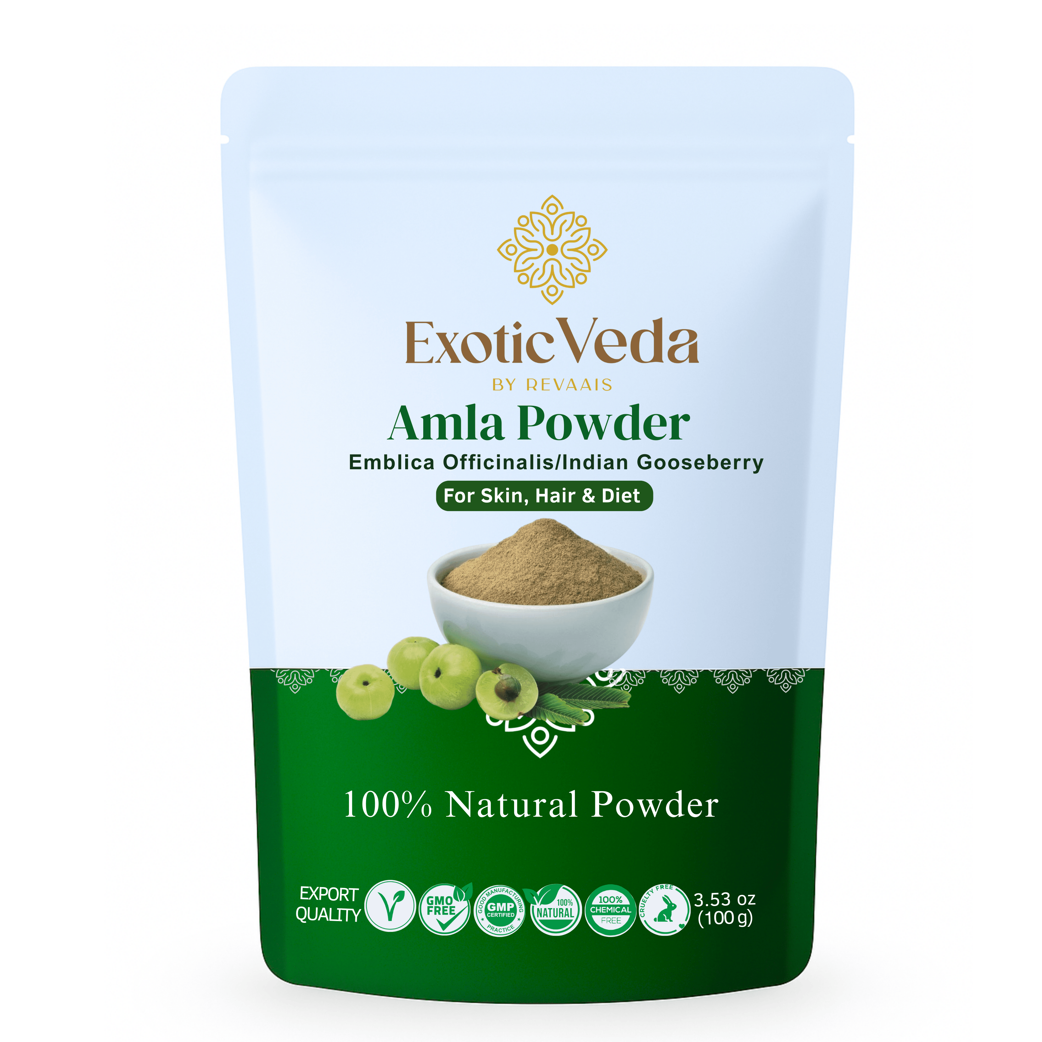Amla Powder – Pure Indian Gooseberry | 100g – exoticveda